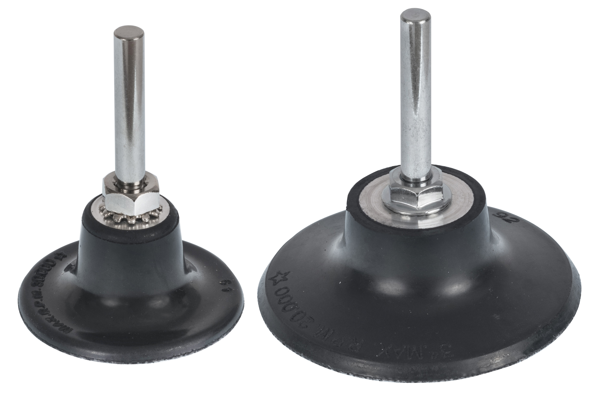 rubber holder pads for flap discs and quick change discs - accessories ...